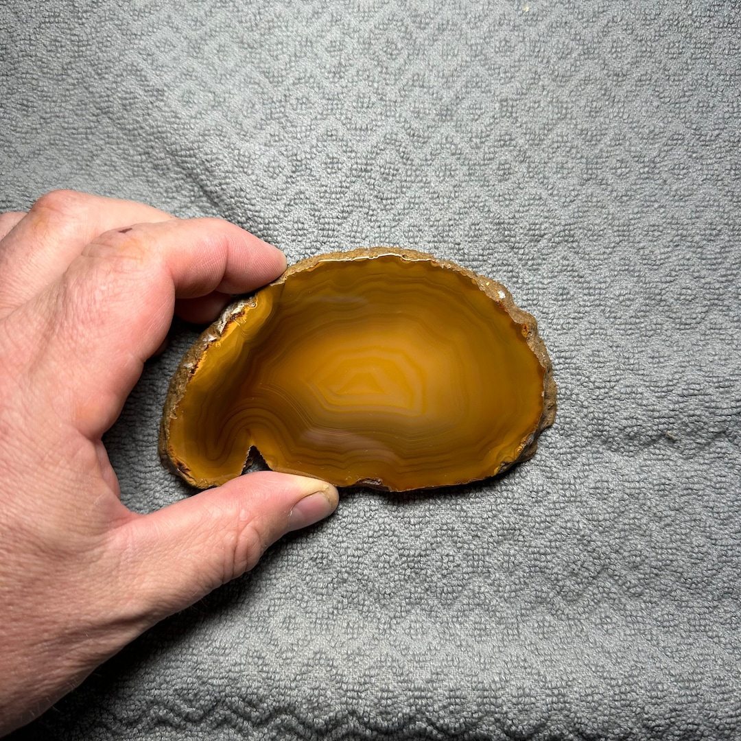 Brazilian Banded Agate, Polished Large Agate, Display Specimen ...