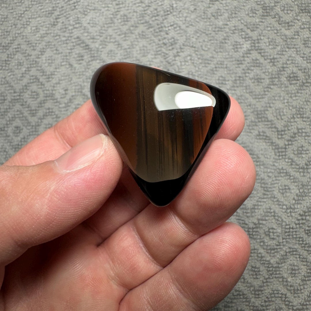 Iridescent Red Ribbon Obsidian, Rare Fire Obsidian, Lapidary Display ...