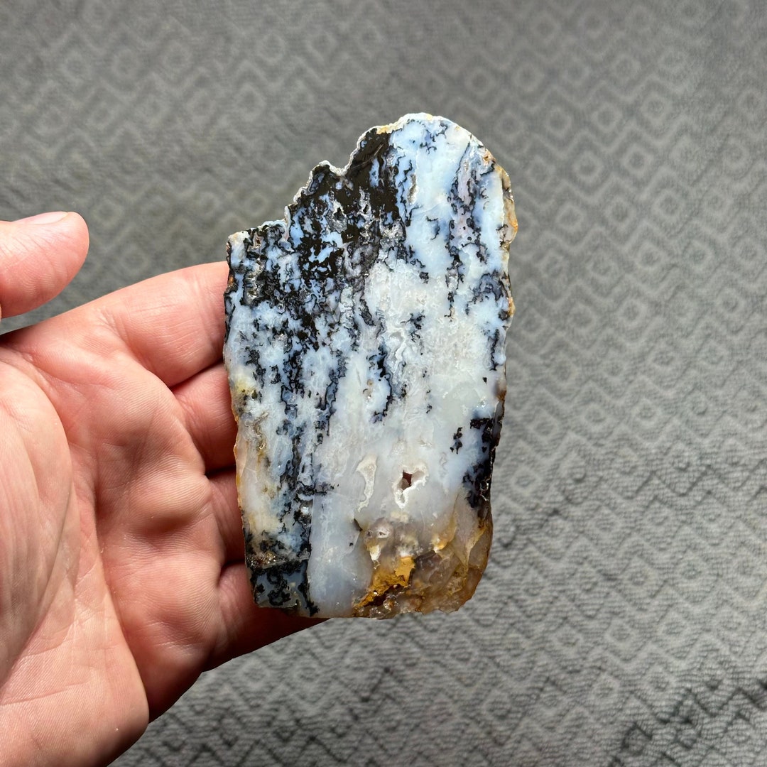 Maury Foothills Plume Agate, Polished Oregon Agate Slab, Large Display ...