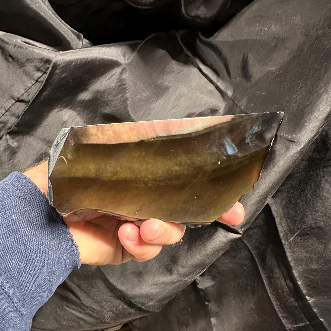 Rainbow Obsidian Polished Slab,rainbow Obsidian Lapidary Display ...