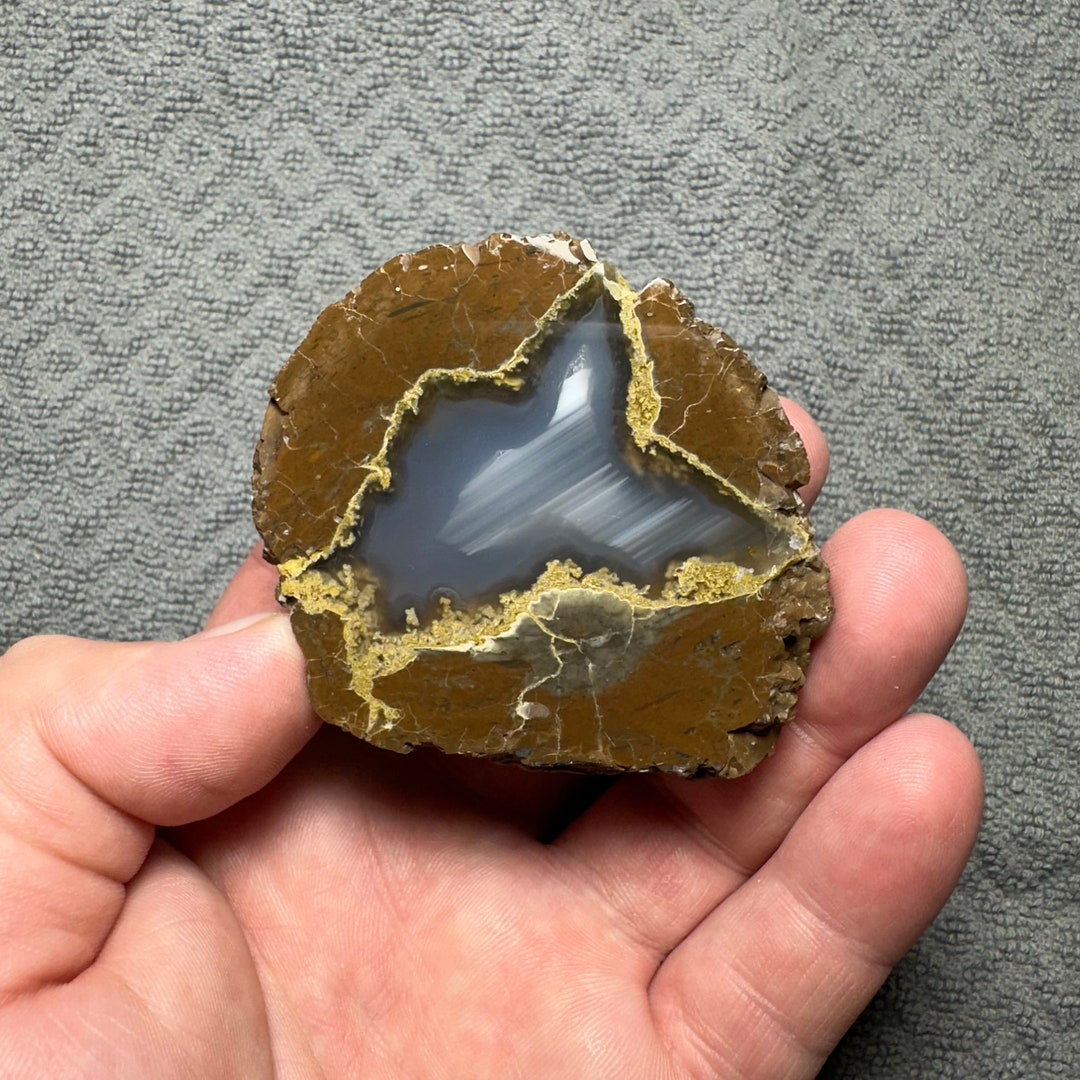 Oregon Agate Thunderegg, Richardson's Rock Ranch, Polished Oregon Agate ...