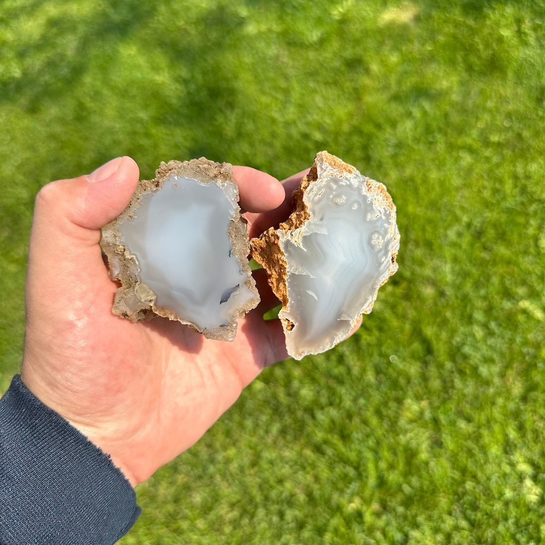 Ochoco Agate 2 Pack, Polished Oregon Agates, 2 Display Specimen ...
