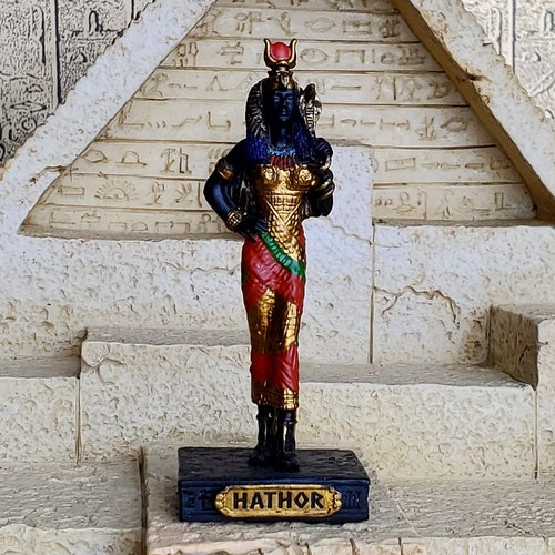 Vintage Horus Mini Statue Small Hand-painted Ancient | Etsy