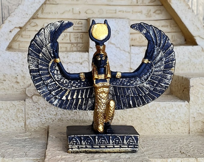 Vintage Isis Mini Statue Ancient Egyptian Goddess Isis Altar - Etsy