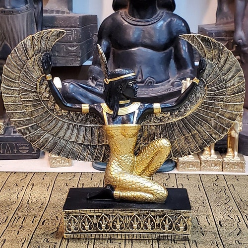 Vintage Ma'at Statue Ancient Egyptian Goddess Maat With - Etsy