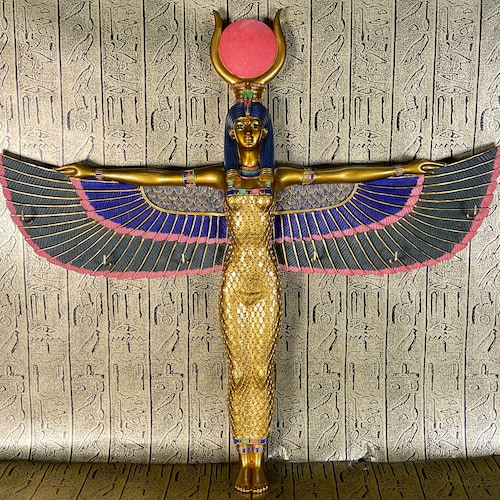 Vintage Isis Wall Plaque Ancient Egyptian Goddess Isis Key - Etsy