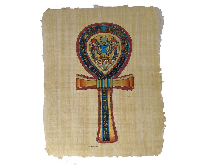 Egyptian Ankh Papyrus -symbol of Eternal Life, Balance & Positivity ...