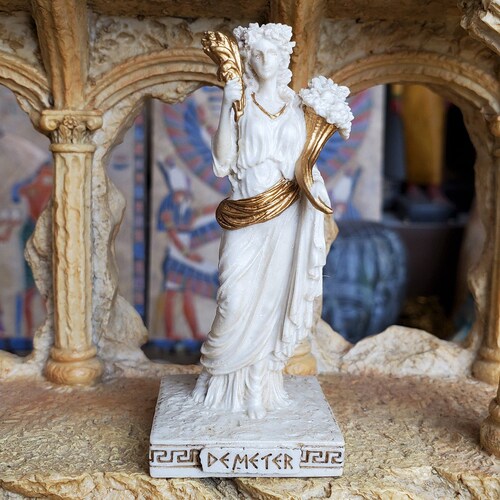 Vintage Athena Mini Statue Small Hand-painted Ancient Greek - Etsy