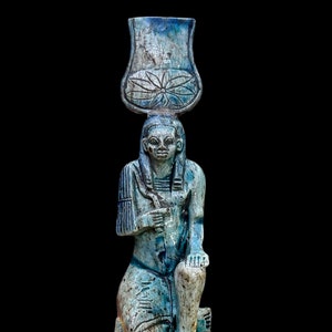 Seshat Statue - Egyptian Goddess of Wisdom & Knowledge Sesat - Made in ...