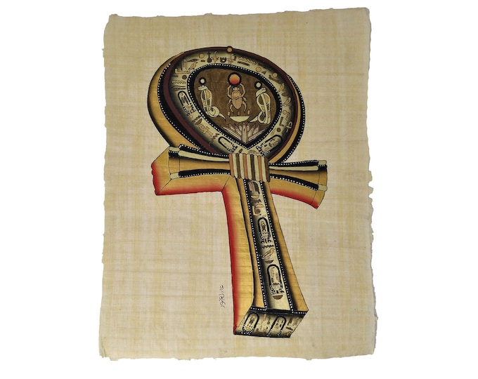 Egyptian Ankh Papyrus -symbol of Eternal Life, Balance & Positivity ...