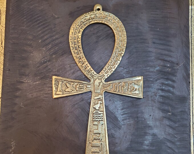Brass Ankh Made in Egypt 20cm / 8 - Etsy