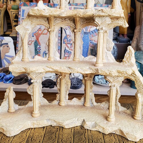 Vintage Ancient Greek Temple Display Stand | Etsy