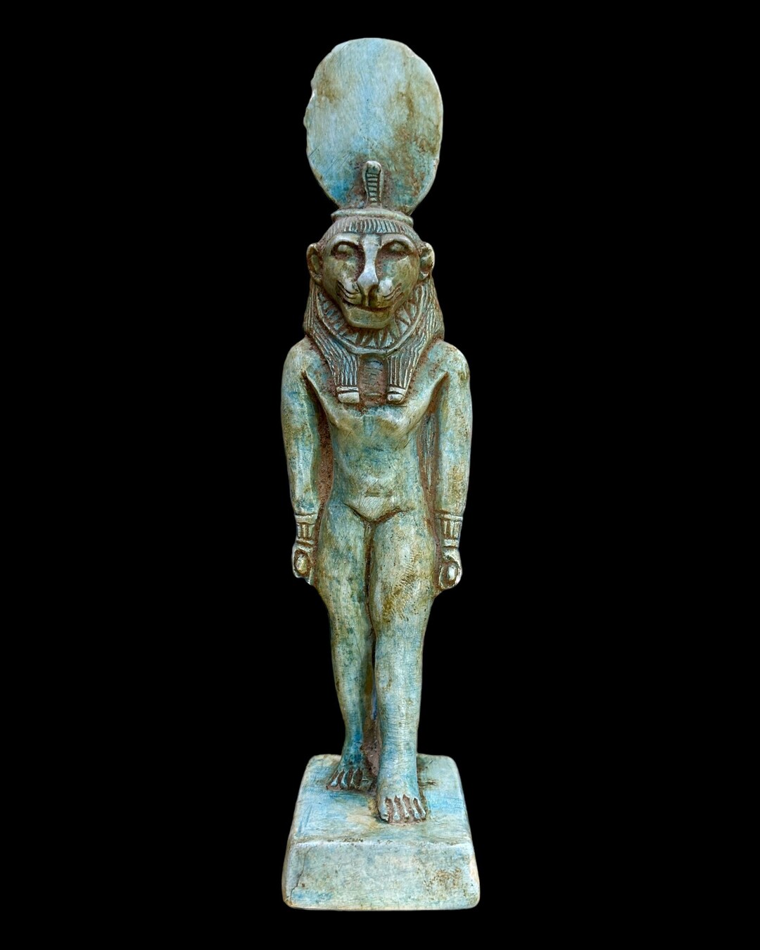 Sekhmet Statue - Ancient Egyptian Lion Goddess Sachmis - Handmade in ...