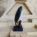 Vintage Isis Mini Statue - Small Hand-painted Ancient Egyptian Goddess ...