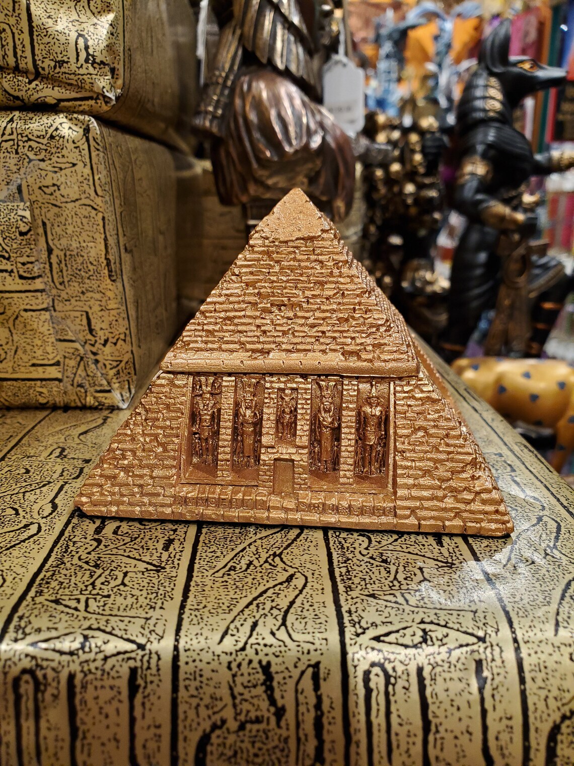 Vintage Pyramid Trinket Box Ancient Egyptian Pyramid Jewelry - Etsy