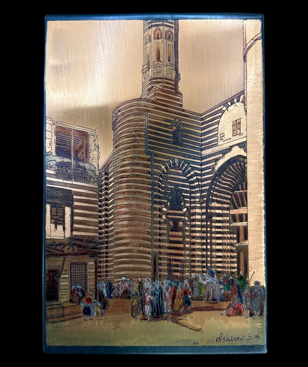 Gate of the Metwaleys Copper Etching - Lithograph Print From David ...