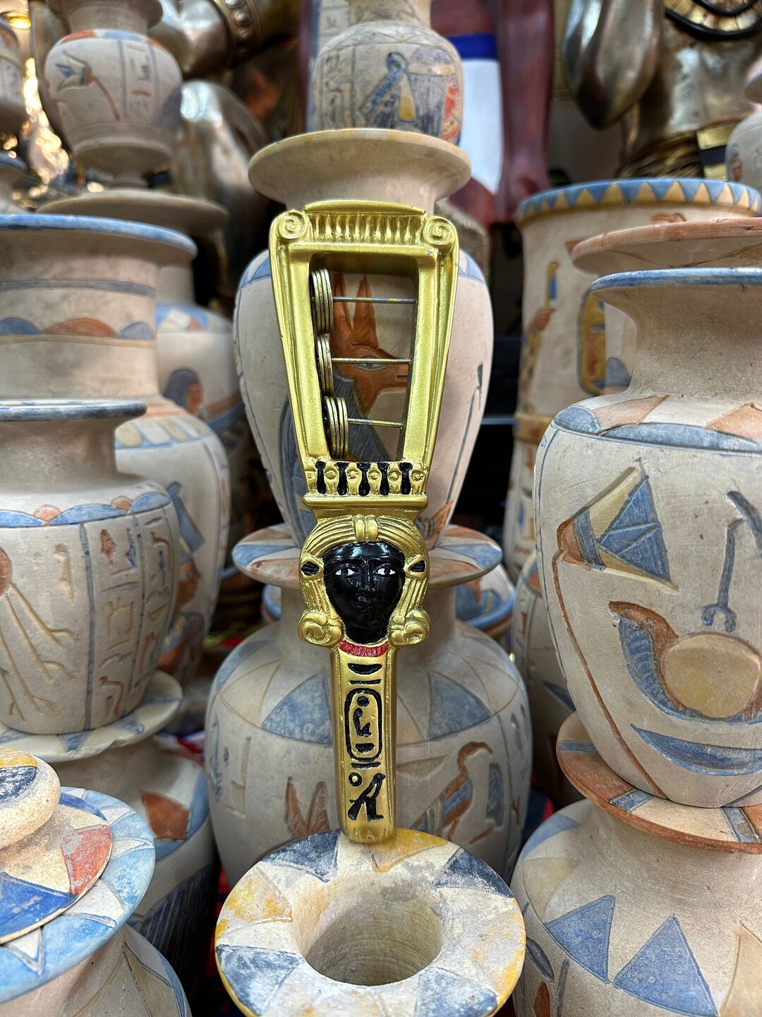 Sistrum of Hathor - Ancient Egyptian Sacred Instrument - Egyptian ...