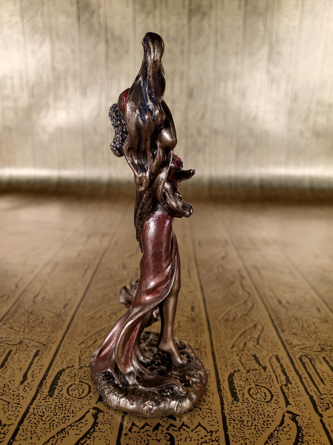 Vintage Oya Mini Statue Small Orisha of Winds Lightning - Etsy