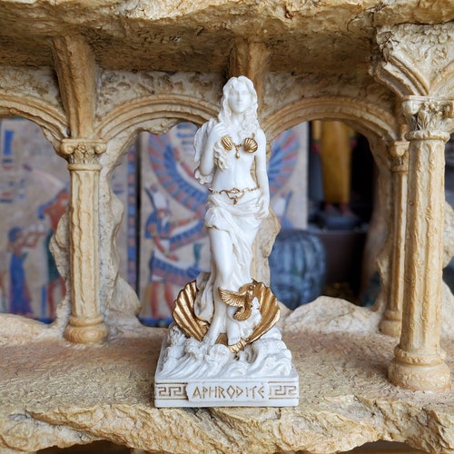 Vintage Zeus Mini Statue Small Hand-painted Ancient Greek - Etsy