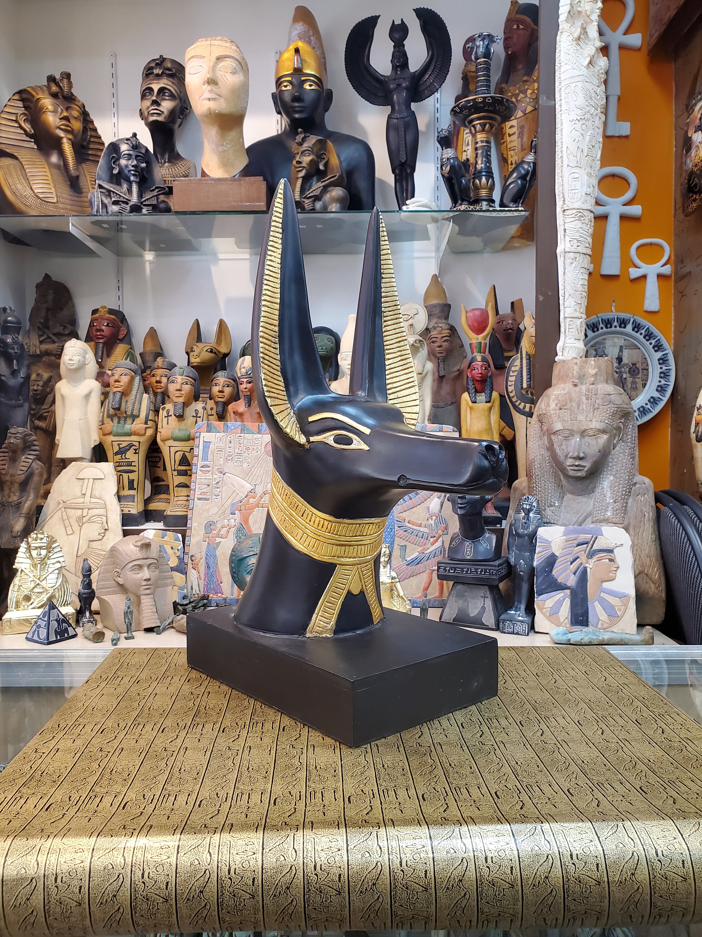 Vintage Anubis Bust Life-size Reproduction Made in Egypt - Etsy