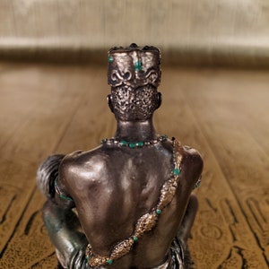 Vintage Orúla Mini Statue - Small Orisha of Wisdom, Knowledge, and ...