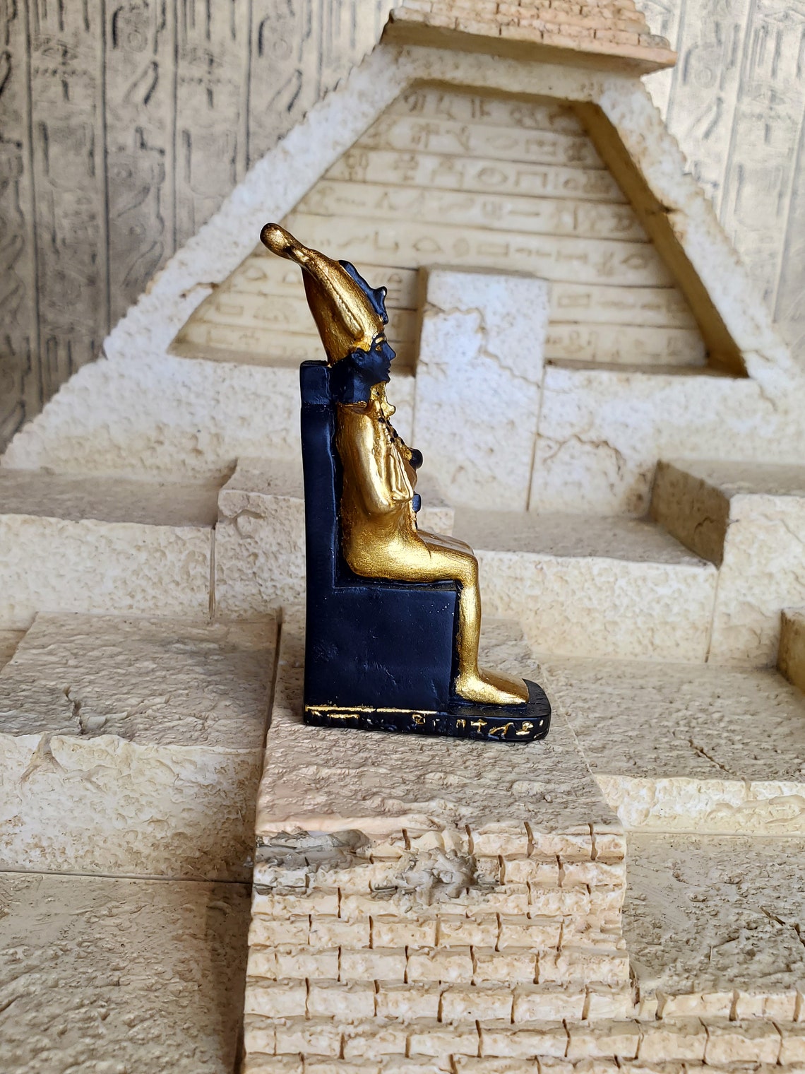 Vintage Osiris Mini Statue Ancient Egyptian God Osiris in | Etsy