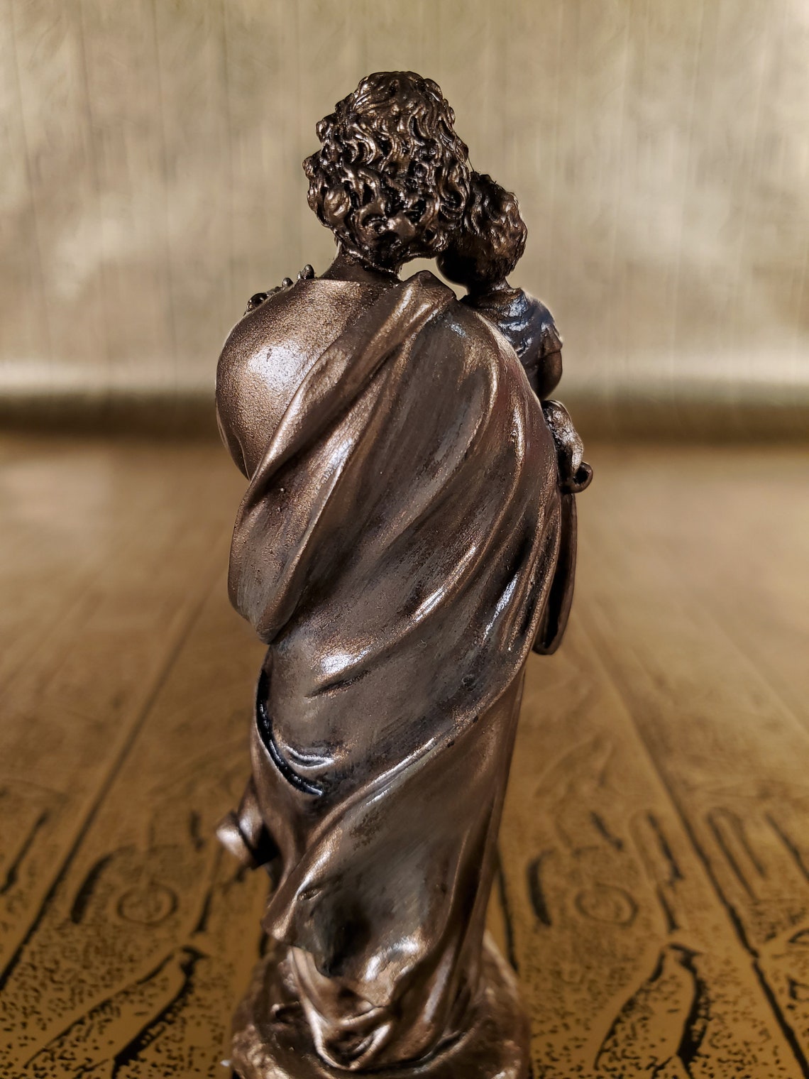 Vintage St. Joseph Mini Statue Small Hand-crafted Father | Etsy