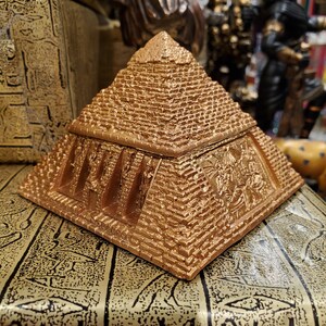 Vintage Pyramid Trinket Box - Ancient Egyptian Pyramid Jewelry Box ...