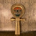 Vintage Egyptian Ankh Hand Mirror - Etsy