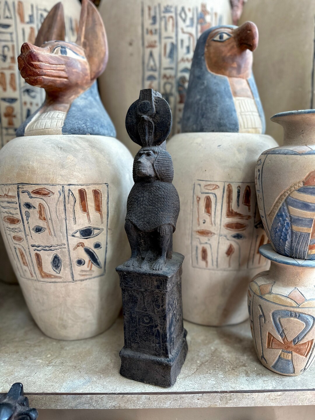 Thoth Statue - Ancient Egyptian God of Wisdom & Knowledge -baboon With ...