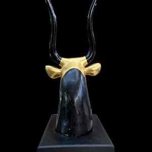 Apis Bull Bust - Ancient Egyptian Cow God Statue - Etsy
