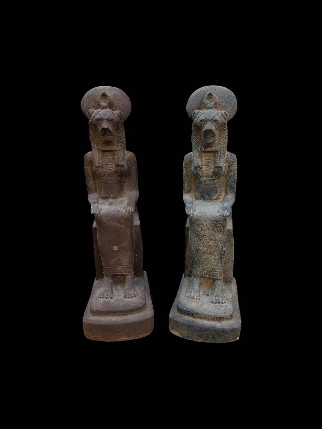 Sekhmet Enthroned Statue - Ancient Egyptian Lion Goddess Sachmis ...