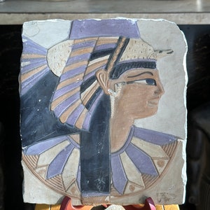 Cleopatra Plaque - Ancient Egyptian Wall Art - Ancient History - Carved ...