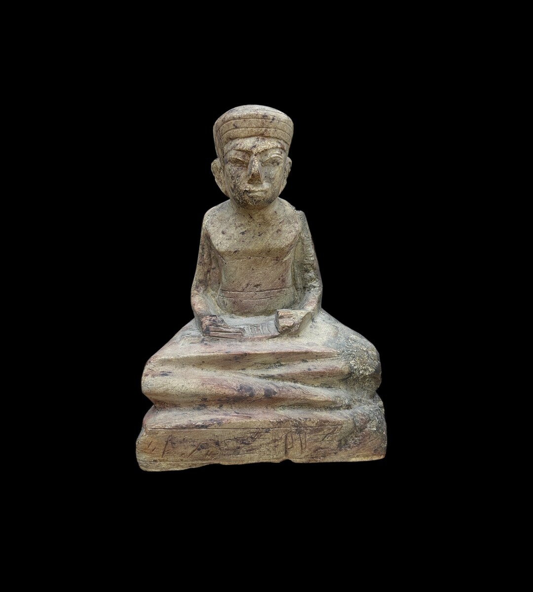 Egyptian Scribe Statue - Handcarved Egyptian Scribe Statue - Made in ...