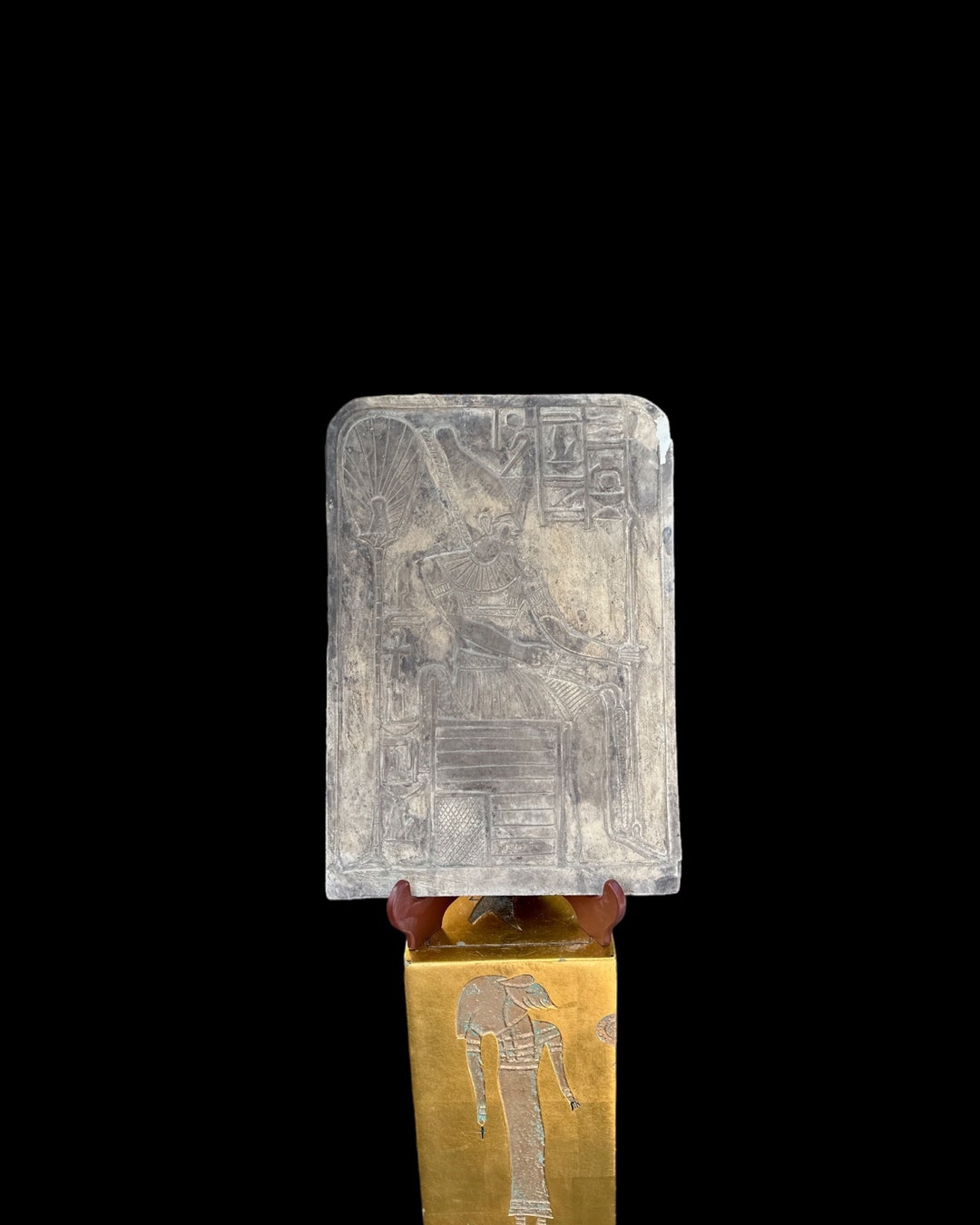 Ramses II Blessed by Hours & Anubis Plaque - Ancient Egyptian Wall Art ...