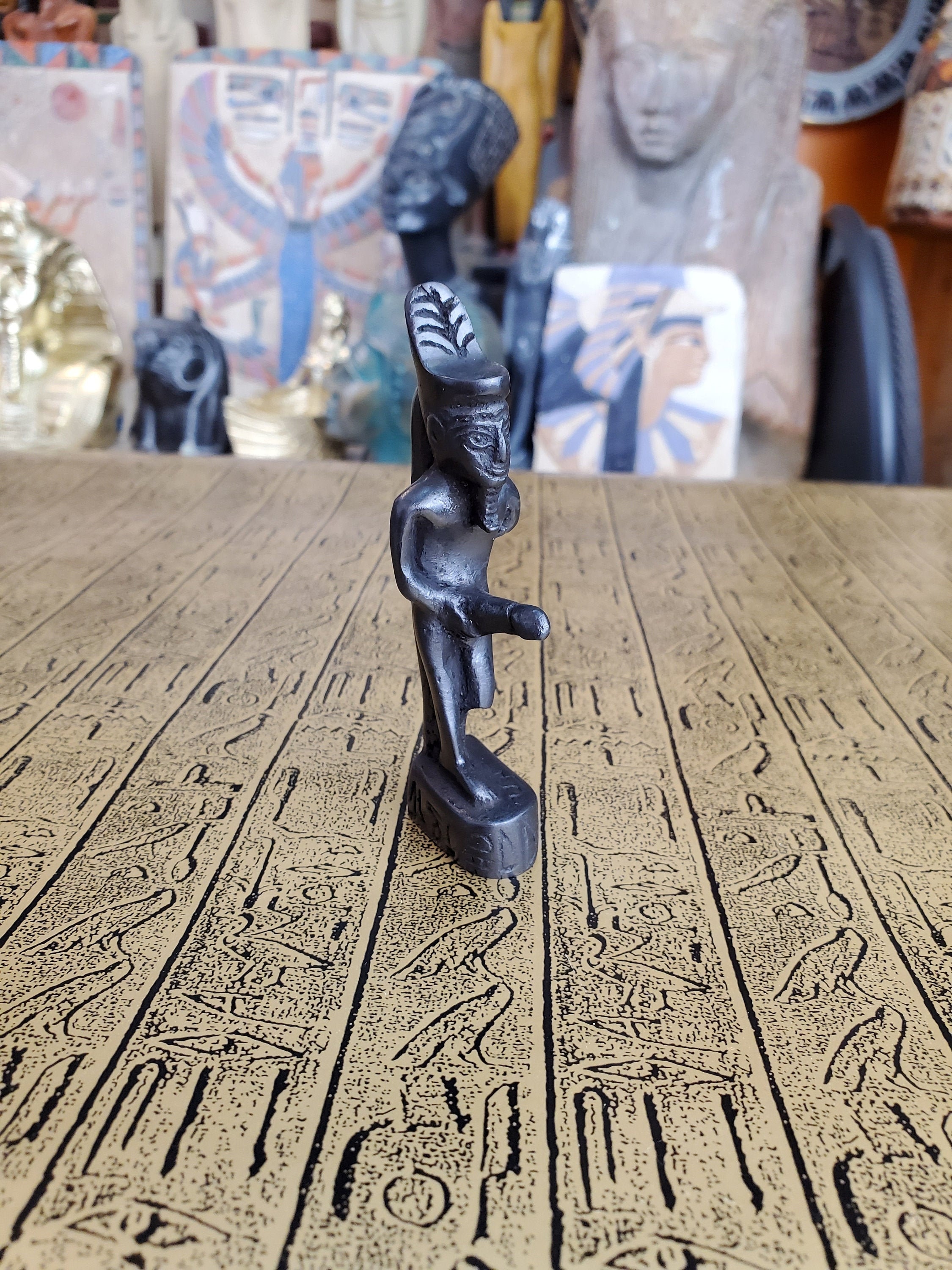 Min Egyptian God Statue