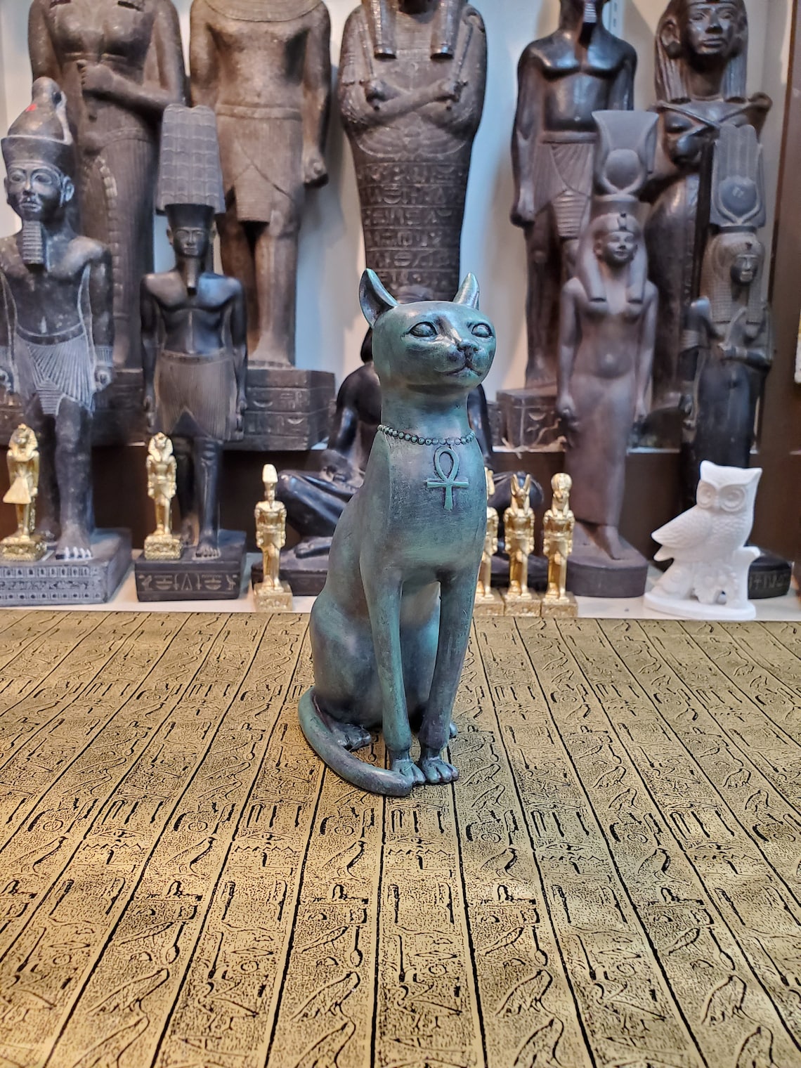 Vintage Bastet Statue Ancient Egyptian Goddess Bastet Sacred - Etsy