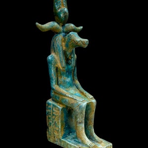Khnum Statue - Ancient Egyptian Ram God of Creation / God of the Source ...