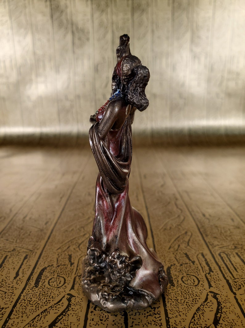 Vintage Oya Mini Statue Small Orisha of Winds Lightning - Etsy