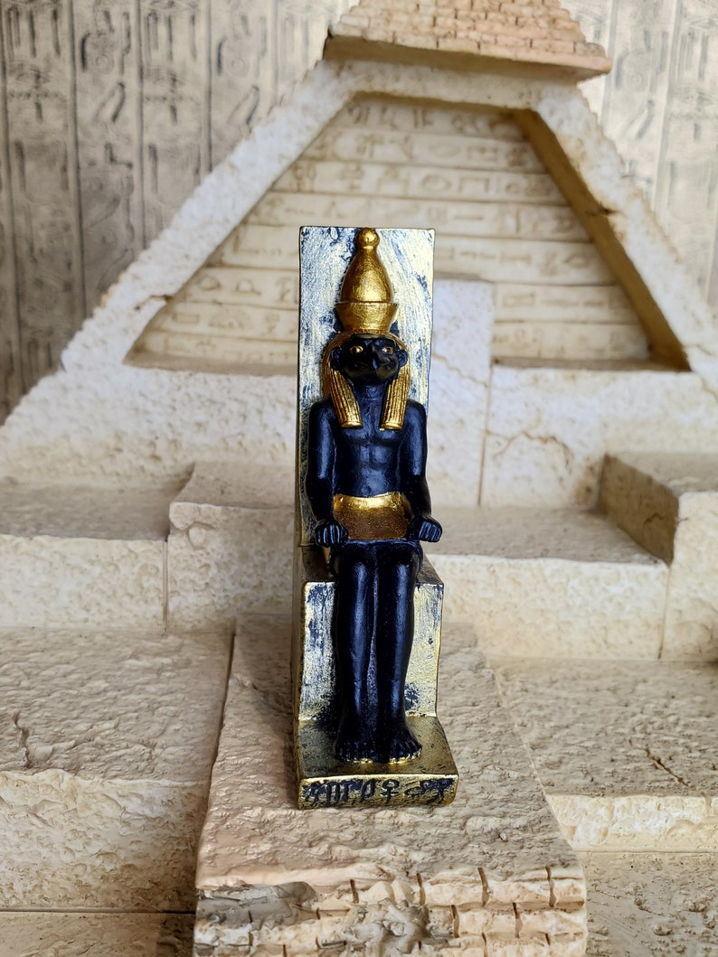 Vintage Horus Mini Statue Ancient Egyptian God Horus in - Etsy