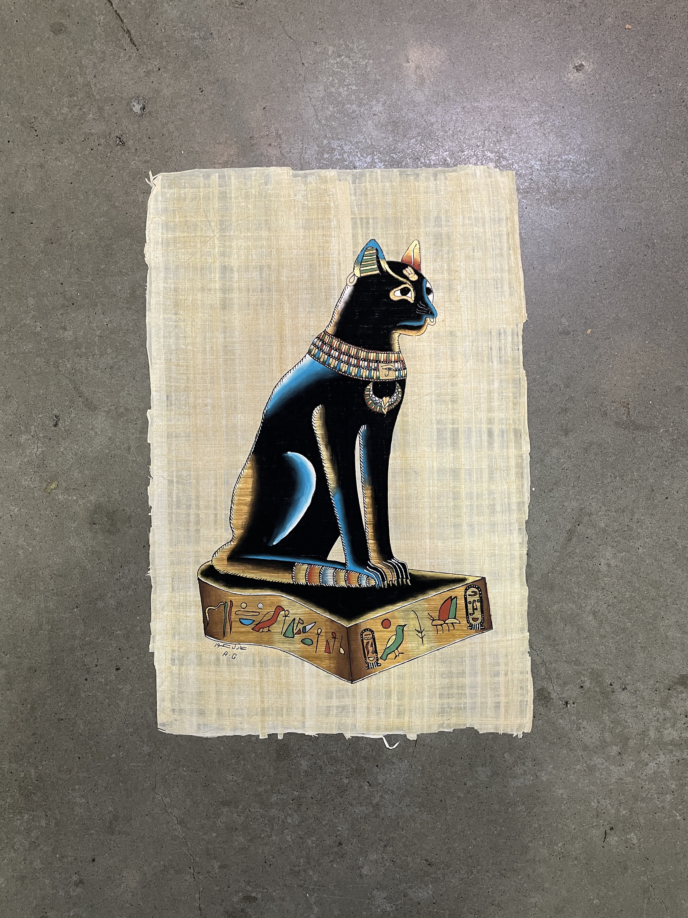 Egyptian Goddess Bastet Papyrus Cat Goddess Bast Made in - Etsy Canada