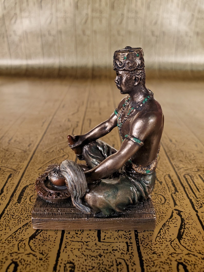 Vintage Orúla Mini Statue Small Orisha of Wisdom Knowledge - Etsy