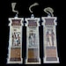 Papyrus Bookmarks - Set of 3 - Egyptian Papyrus Made in Egypt - Deluxe ...