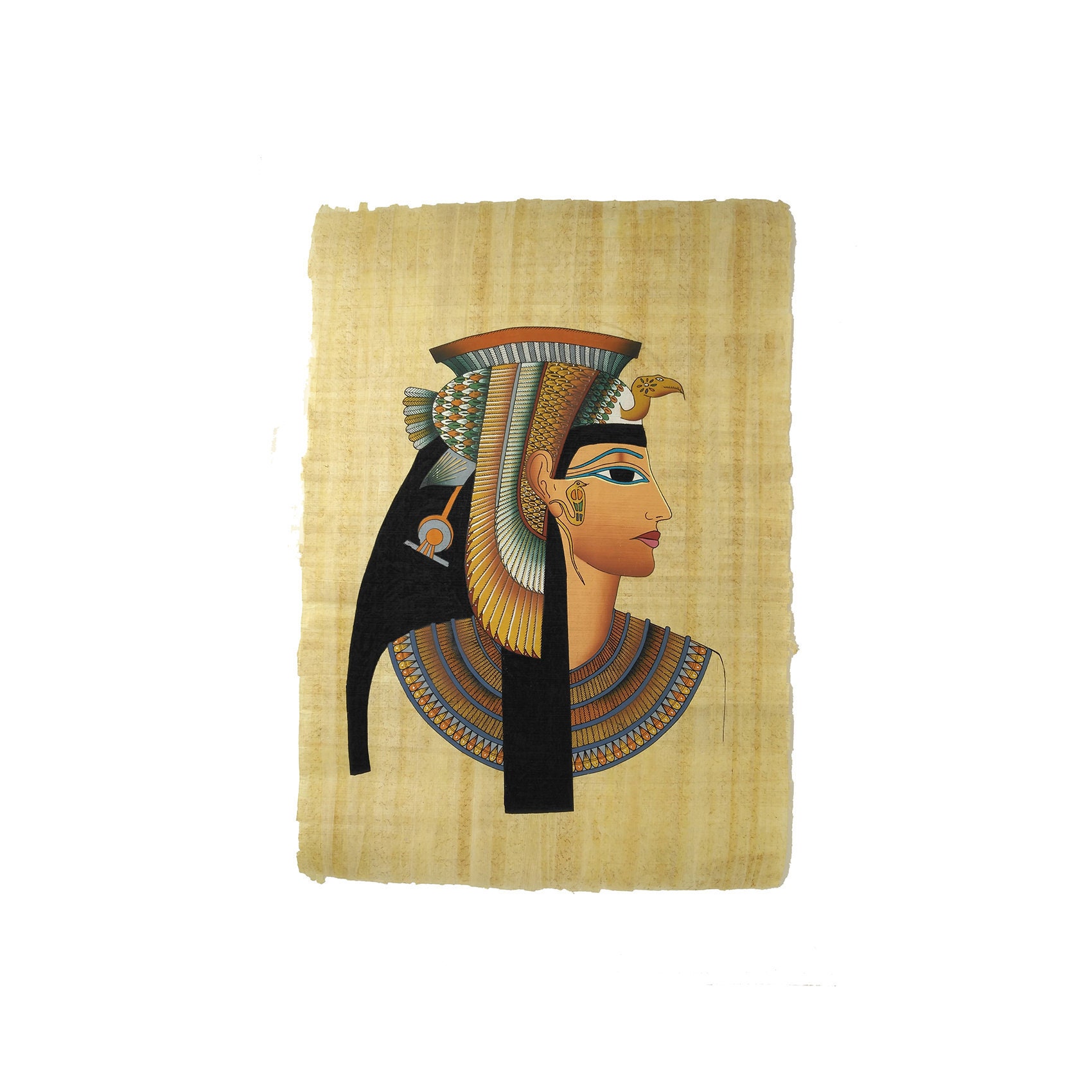 40x60cm Hand-painted Cleopatra VII Papyrus Egyptian Queen | Etsy