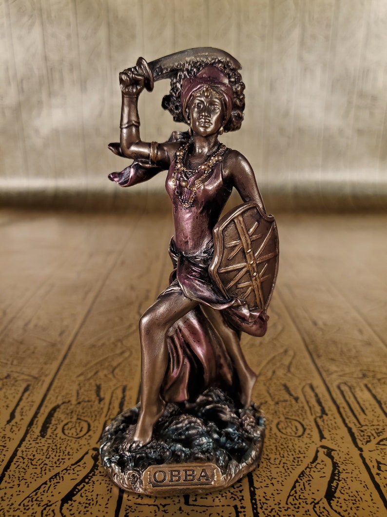 Vintage Obba Mini Statue - Small Orisha of Rivers Ọba - Etsy
