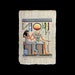 Ra Harakhti & Cleopatra Papyrus - Ancient Egyptian Altar Scene - Made ...