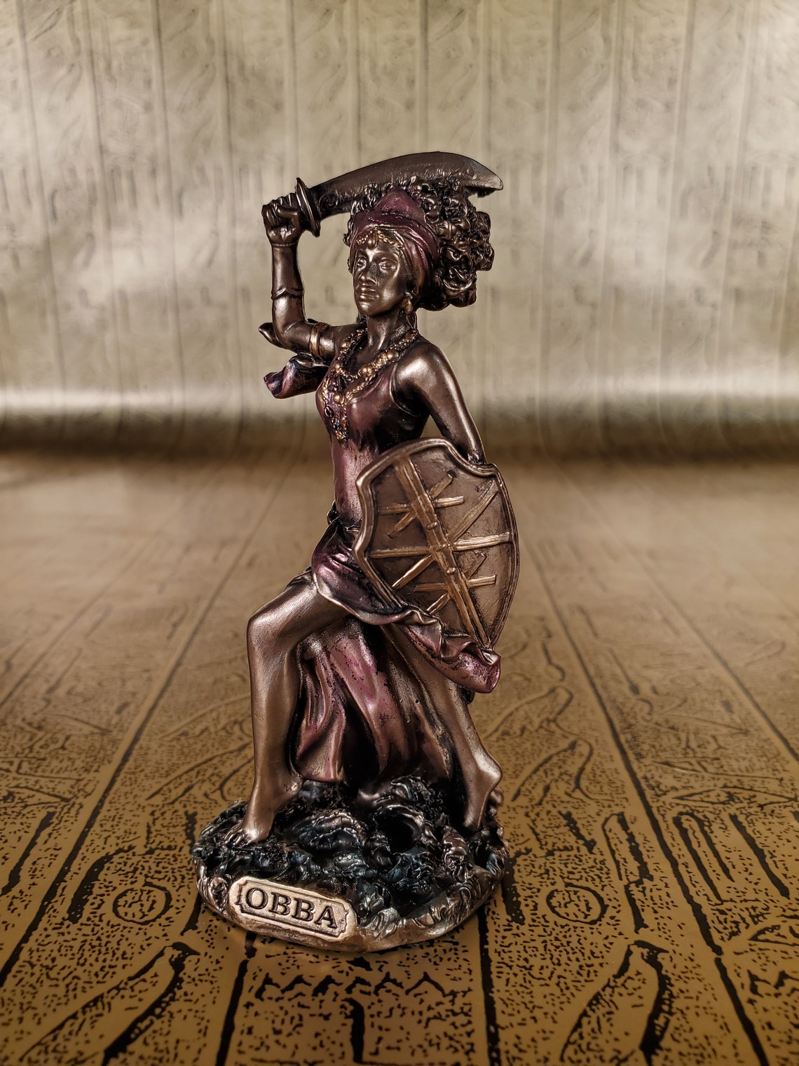 Vintage Obba Mini Statue Small Orisha of Rivers Ọba | Etsy