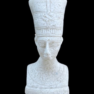 Queen Nefertiti Bust Statue - Hand-carved Alabaster Statue - Made in ...
