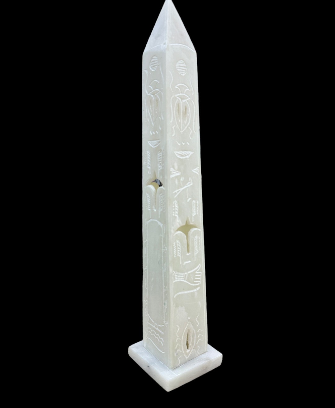 Egyptian Obelisk Ancient Egyptian Obelisk Hand-carved Soapstone Statue ...