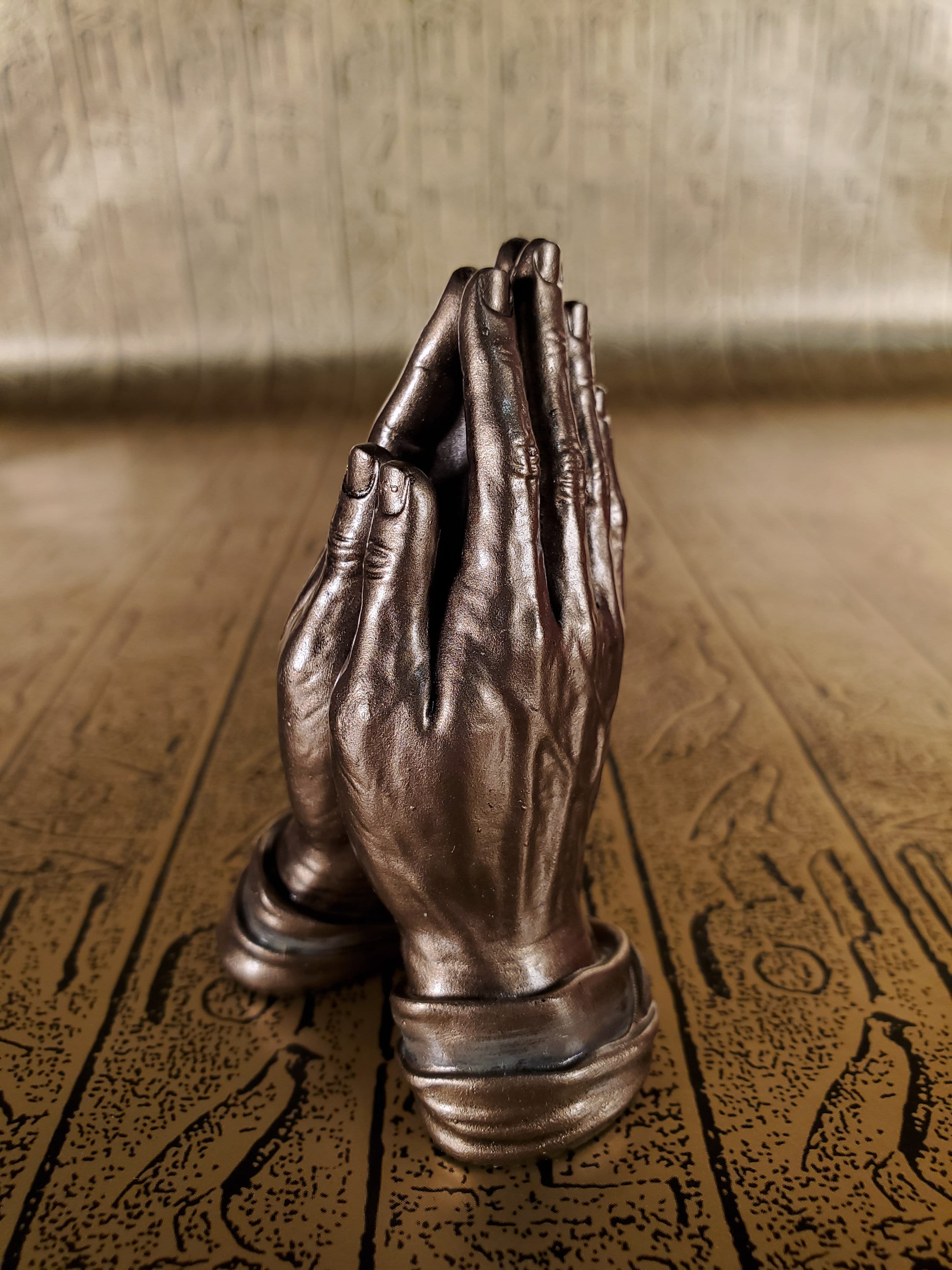 Vintage Praying Hands Mini Statue Small Hand-Crafted Mini | Etsy